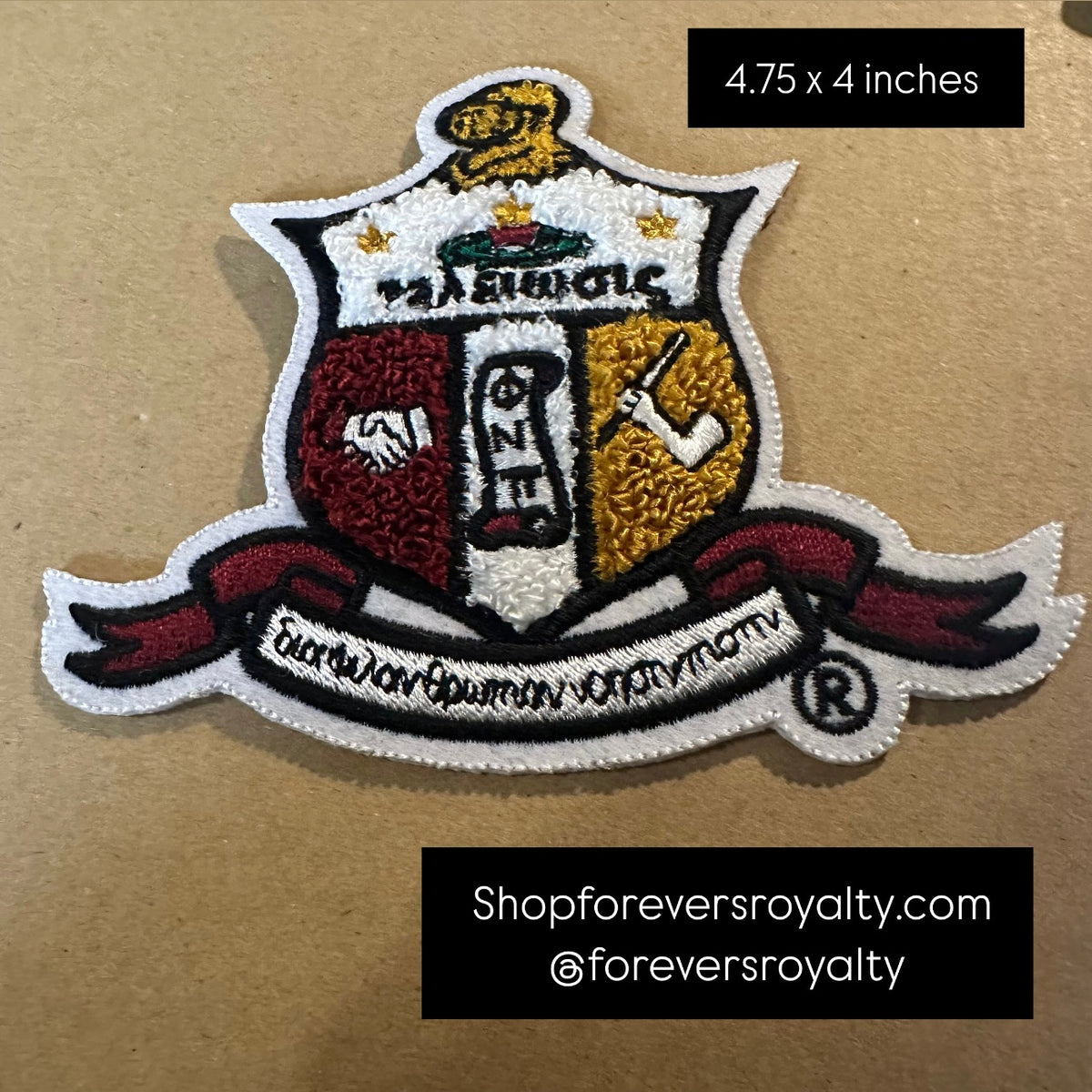 Chenille Kappa Alpha Psi patch – Forever Southern Royalty