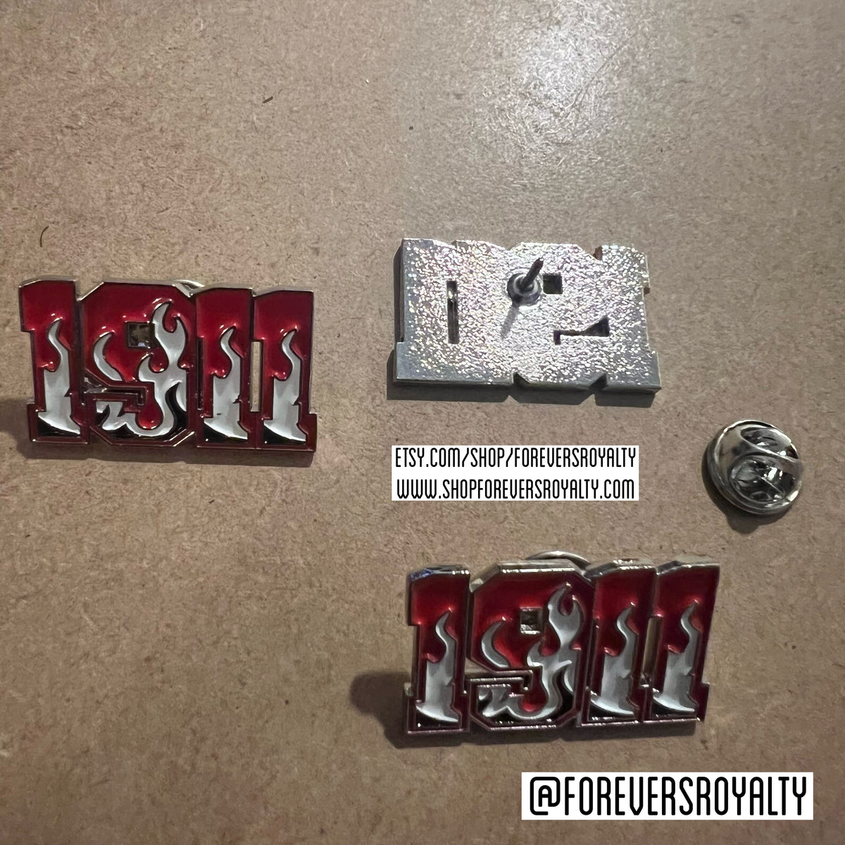 1911 Kappa Alpha Psi Pin Forever Southern Royalty