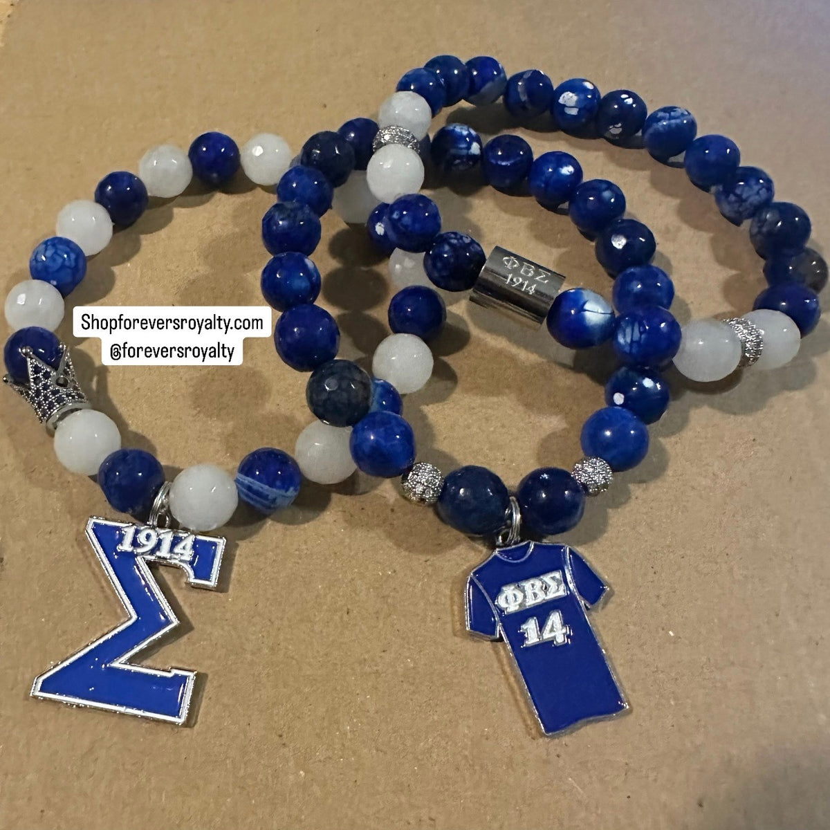Phi Beta Sigma bracelet set – Forever Southern Royalty