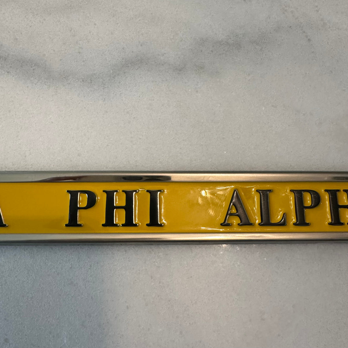 Alpha Phi Alpha license plate frame – Forever Southern Royalty