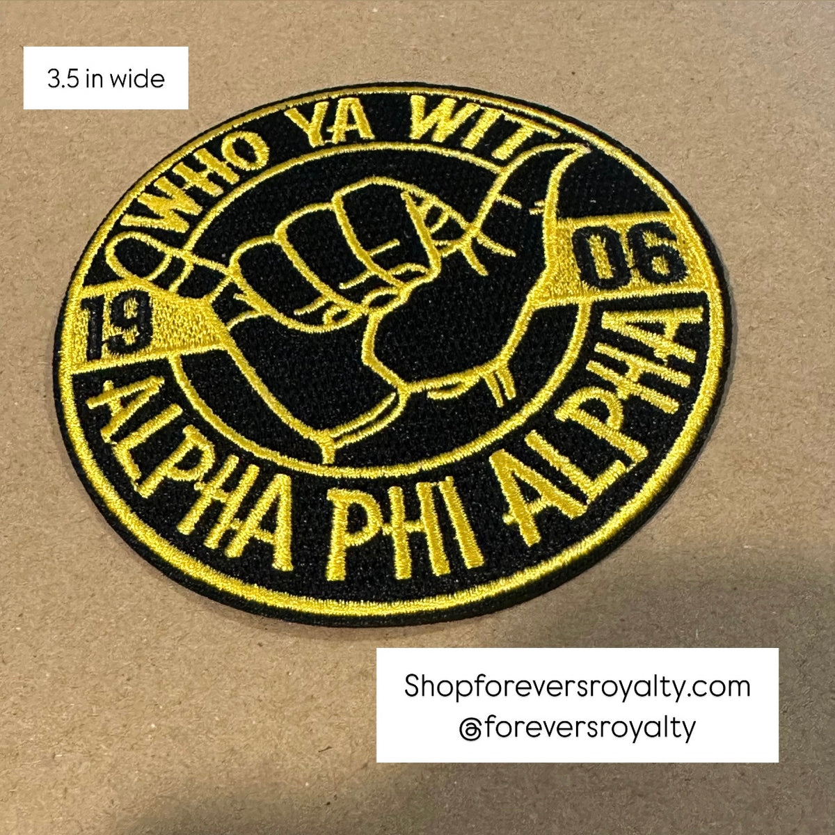 Circle Alpha Phi Alpha patch. – Forever Southern Royalty