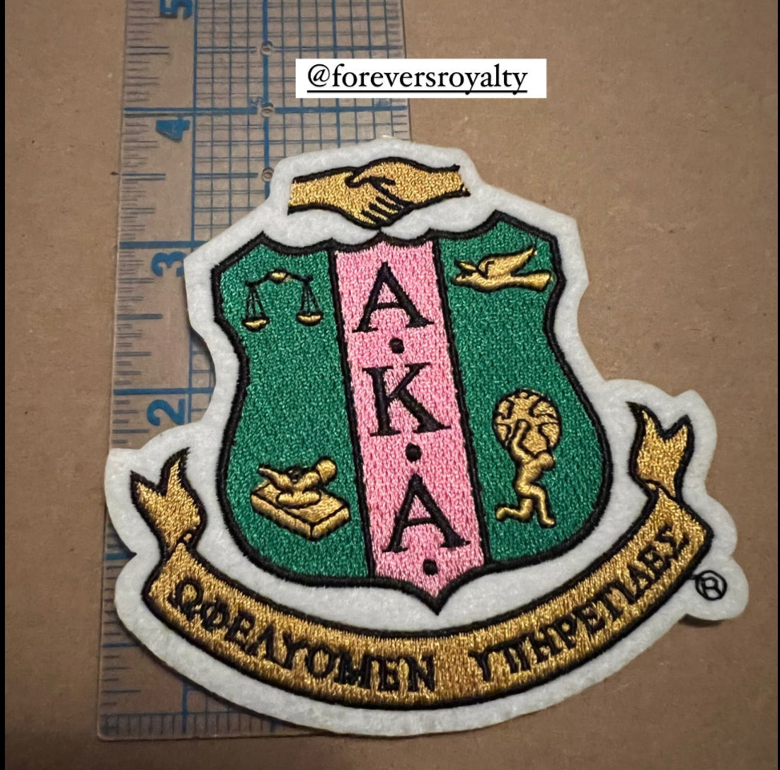 AKA shield patch – Forever Southern Royalty