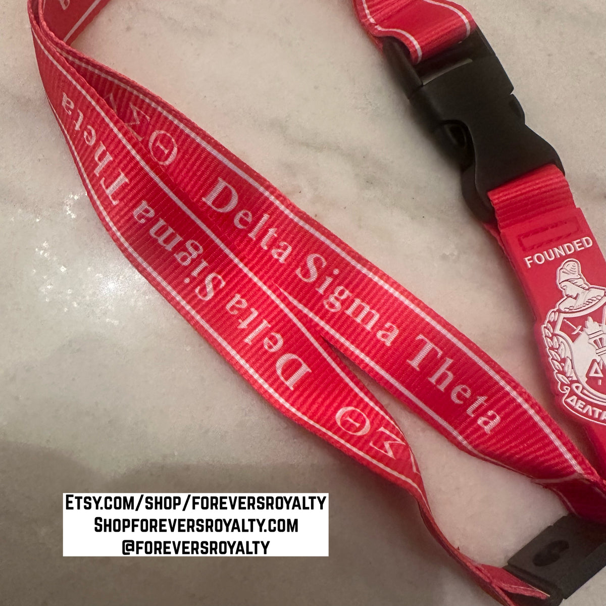 Delta Sigma Theta lanyard – Forever Southern Royalty