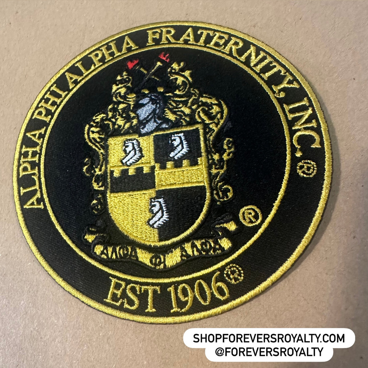 Alpha Phi Alpha circle patch – Forever Southern Royalty