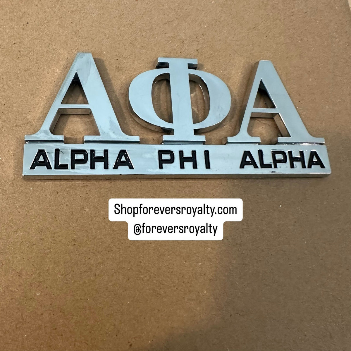 Alpha Phi Alpha car decal – Forever Southern Royalty