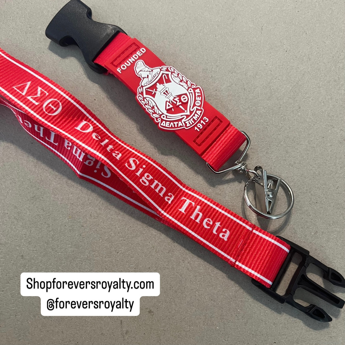 Delta Sigma Theta lanyard – Forever Southern Royalty