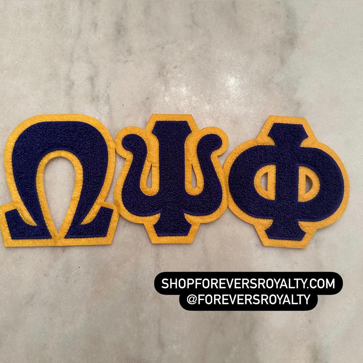 Omega Psi Phi patch – Forever Southern Royalty
