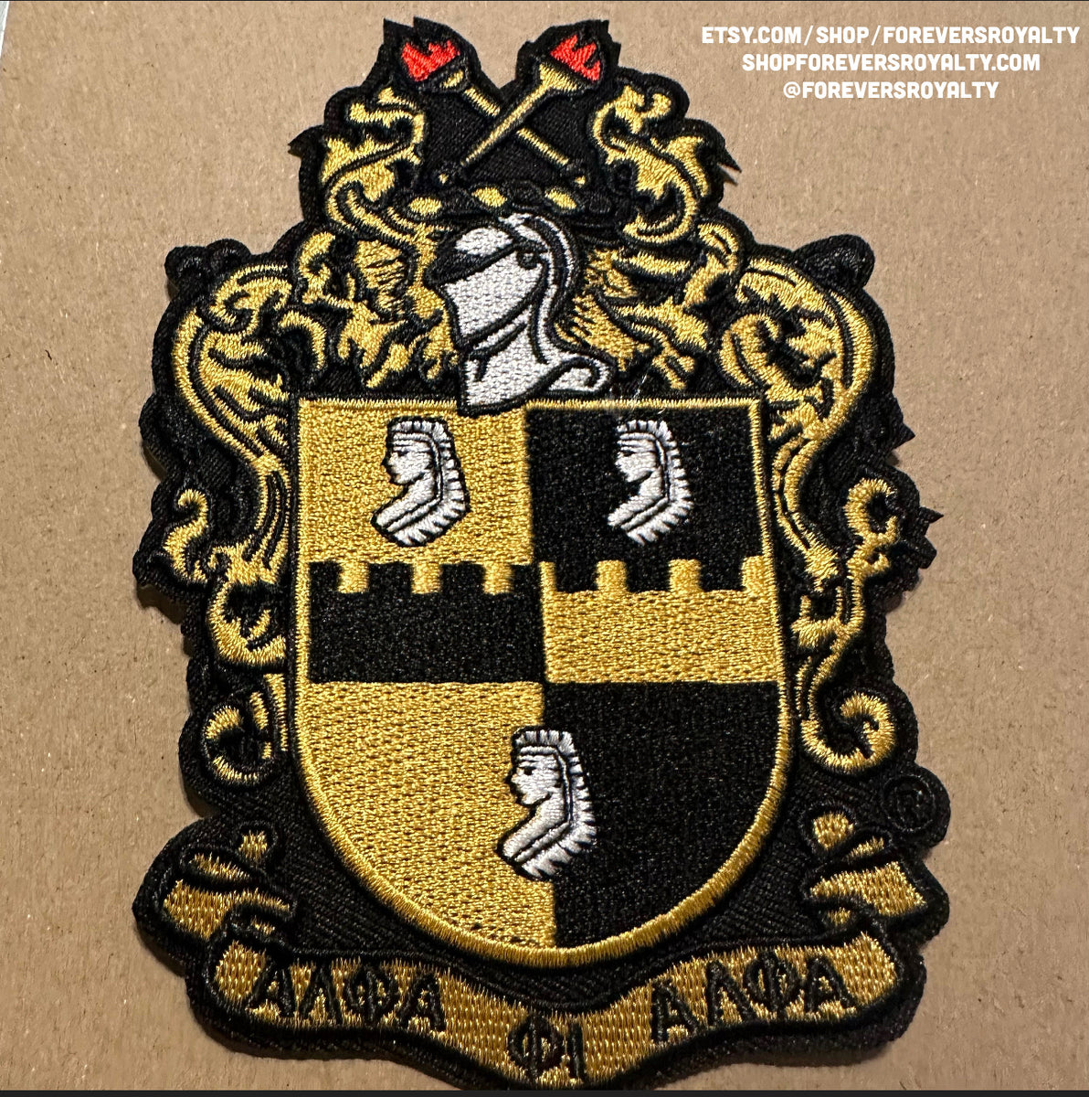 Alpha Phi Alpha patch – Forever Southern Royalty