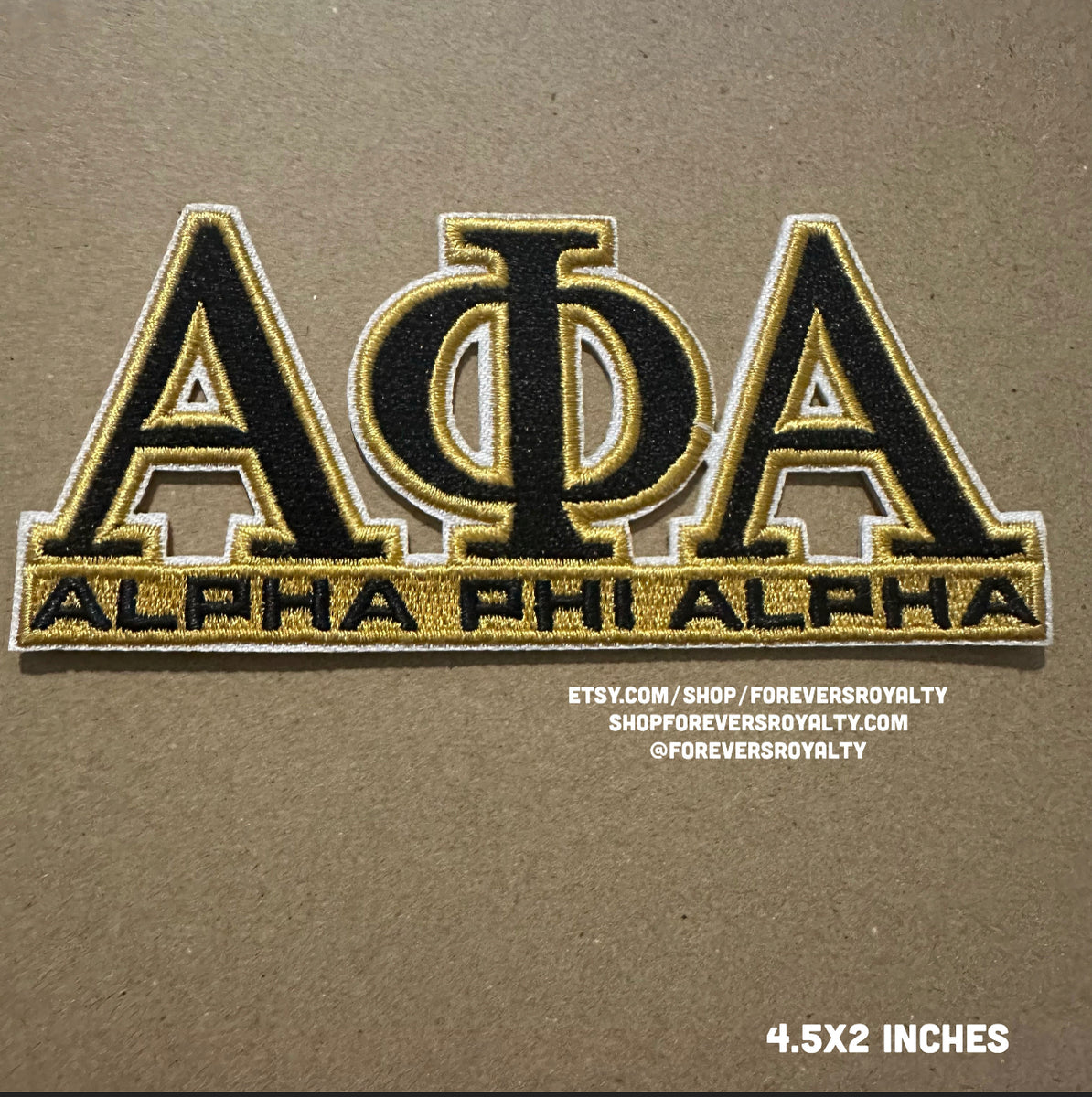 Alpha Phi Alpha patch – Forever Southern Royalty