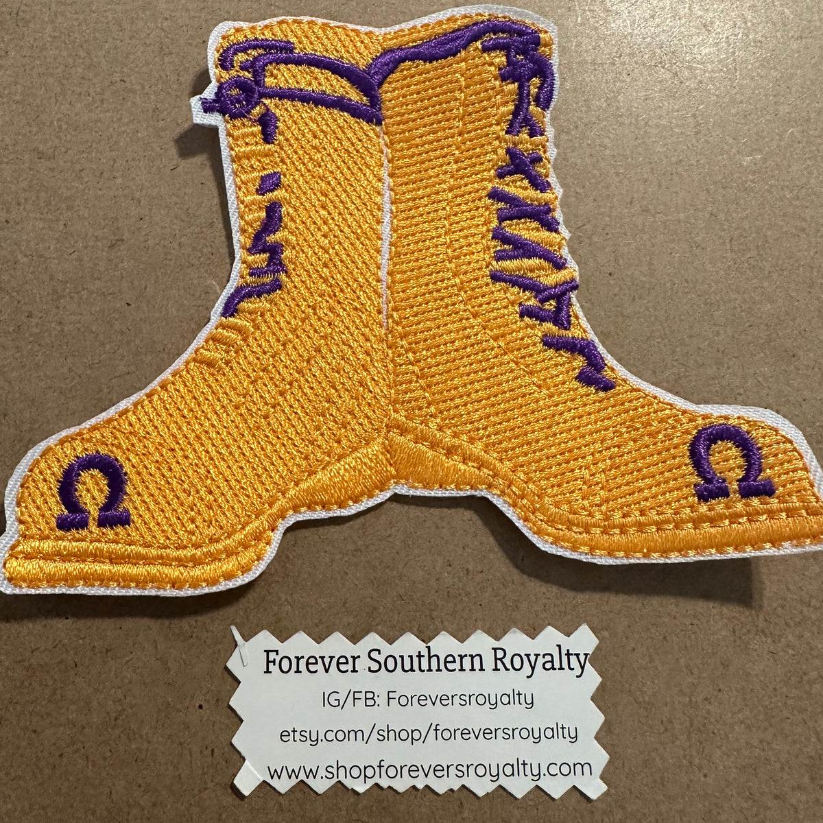 Omega boot patch – Forever Southern Royalty