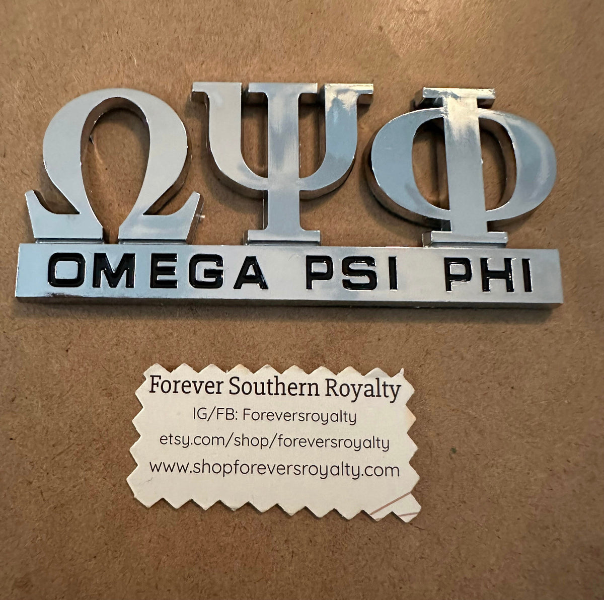 Omega Psi Phi car decal – Forever Southern Royalty