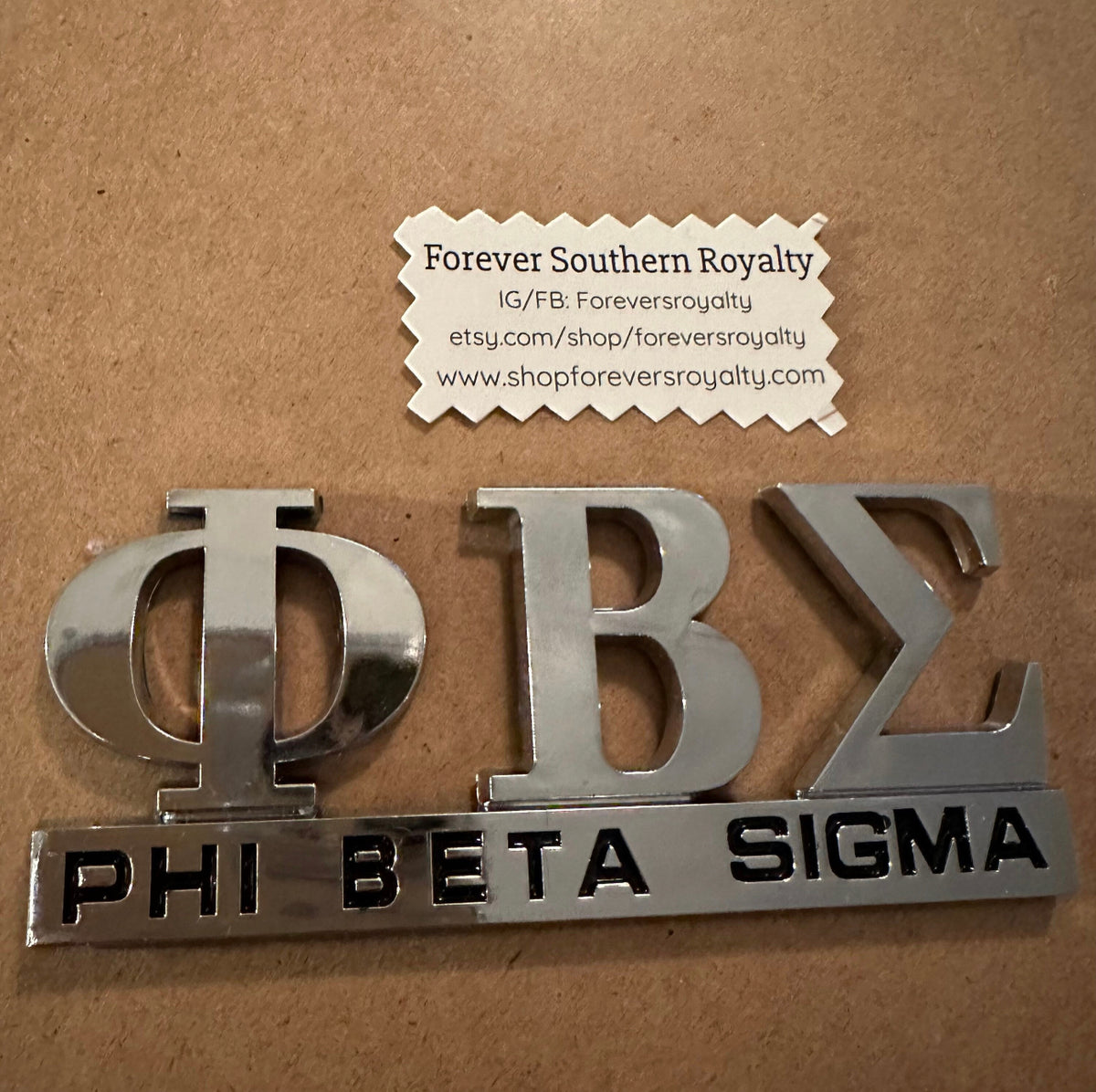 Phi Beta Sigma car decal – Forever Southern Royalty